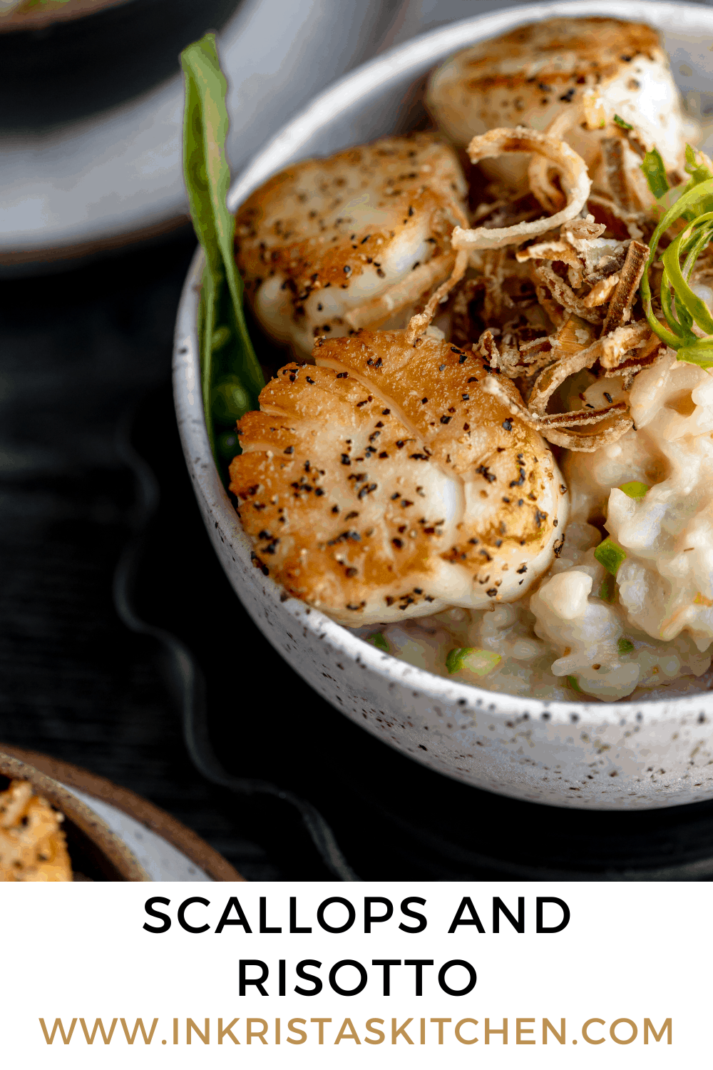 Scallops and Risotto - In Krista's Kitchen