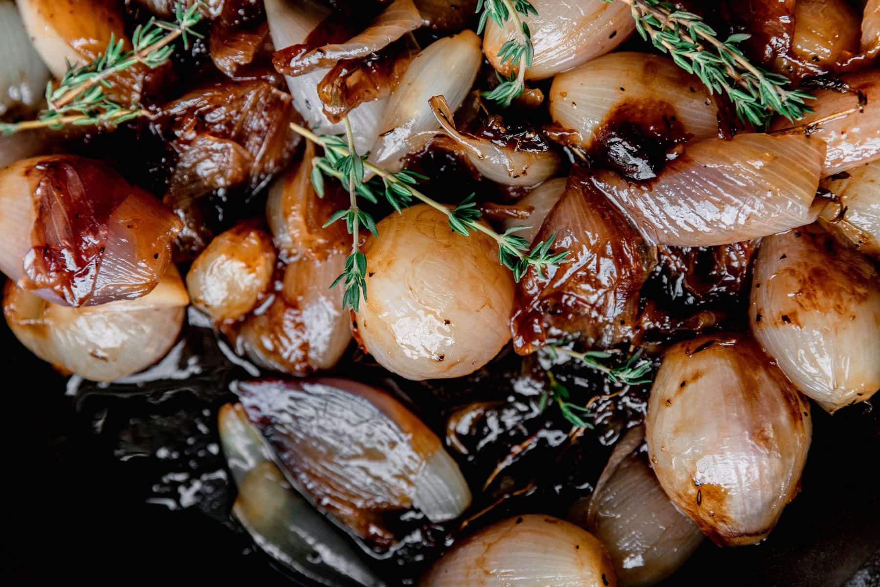 Glazed Shallots - In Krista's Kitchen