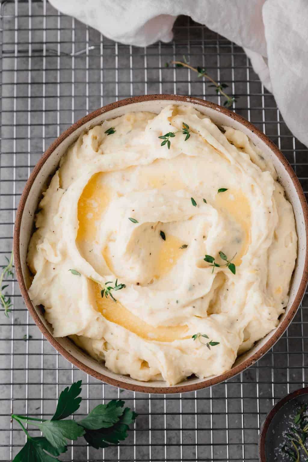 Boursin Mashed Potatoes - In Krista's Kitchen