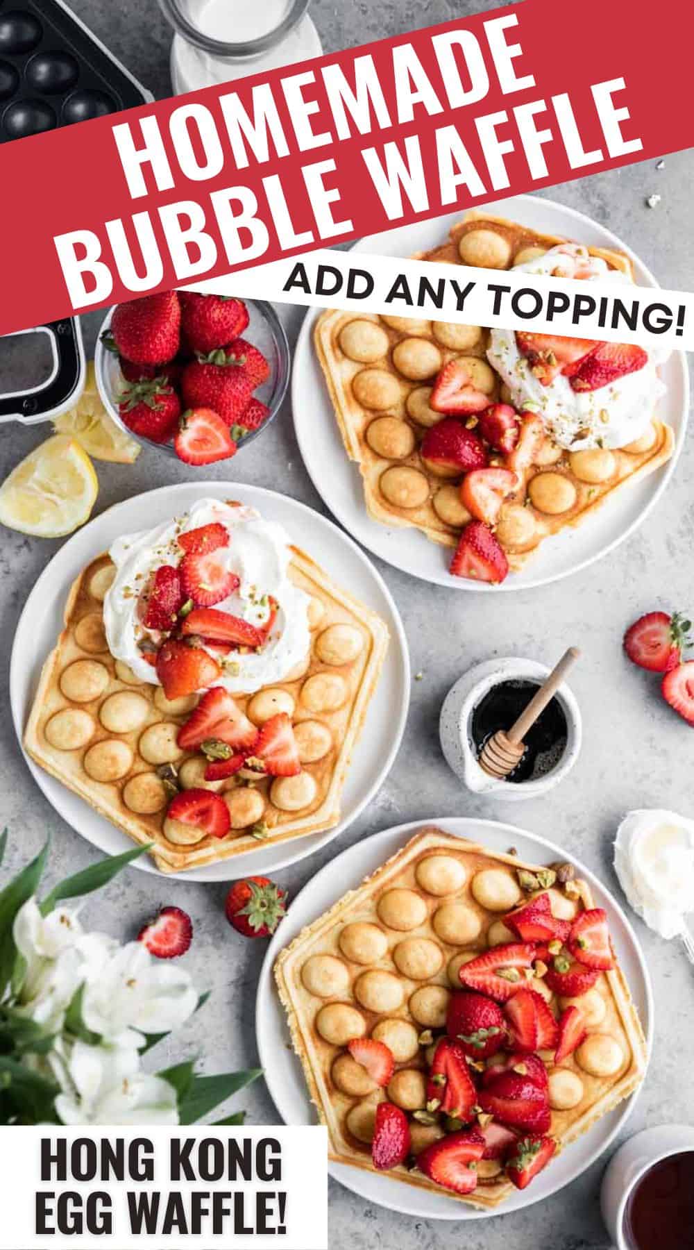 Homemade Bubble Waffle - In Krista's Kitchen