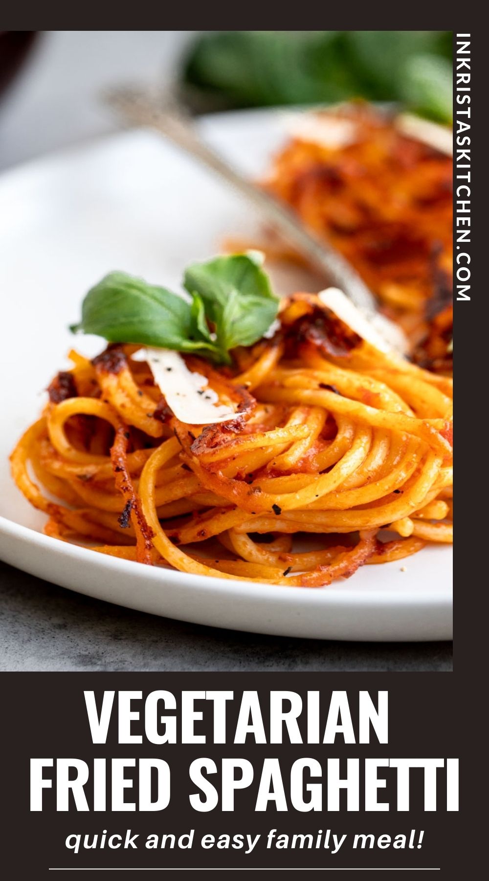 Easy Fried Spaghetti Recipe - In Krista's Kitchen//delicious meals and ...