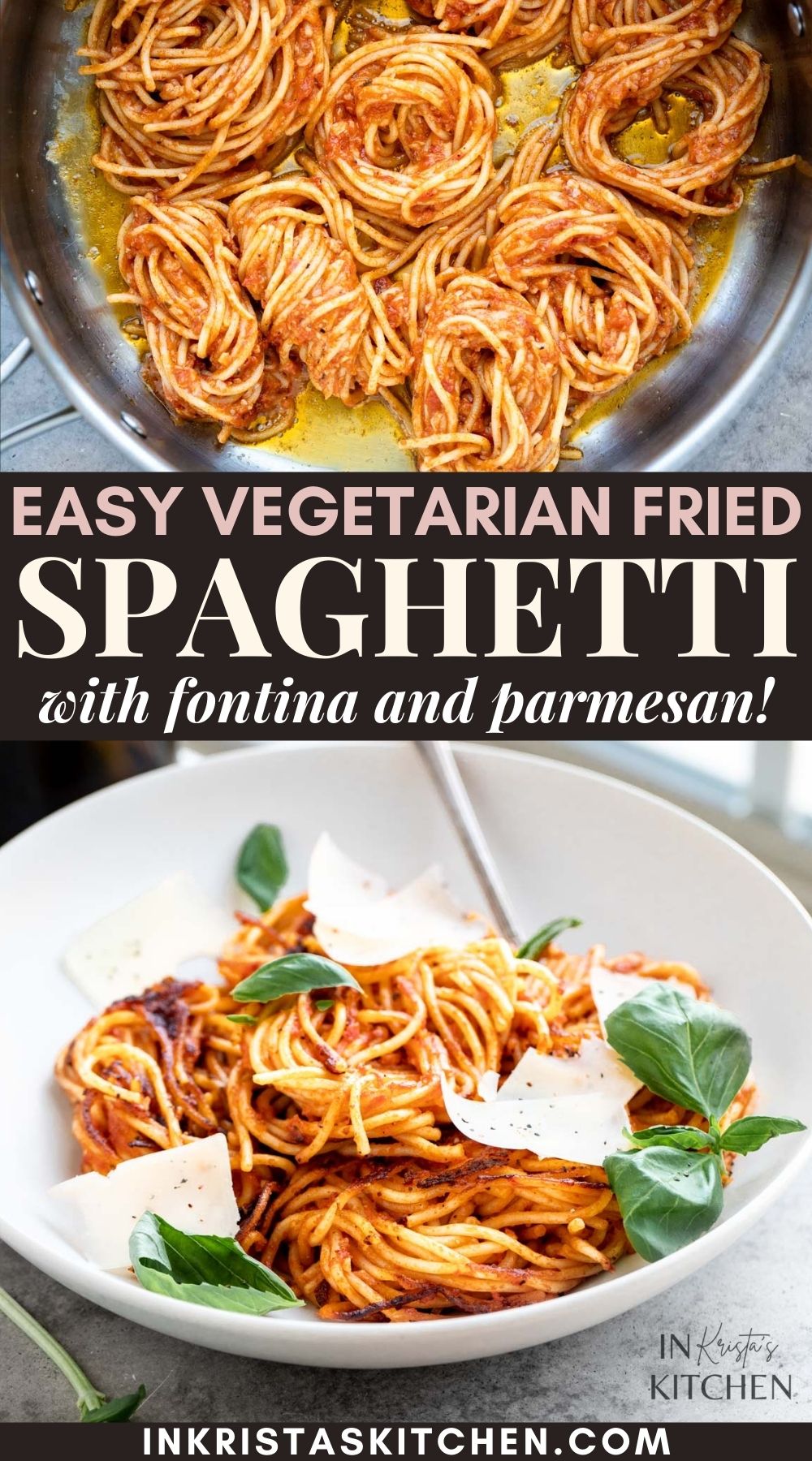 Easy Fried Spaghetti Recipe - In Krista's Kitchen