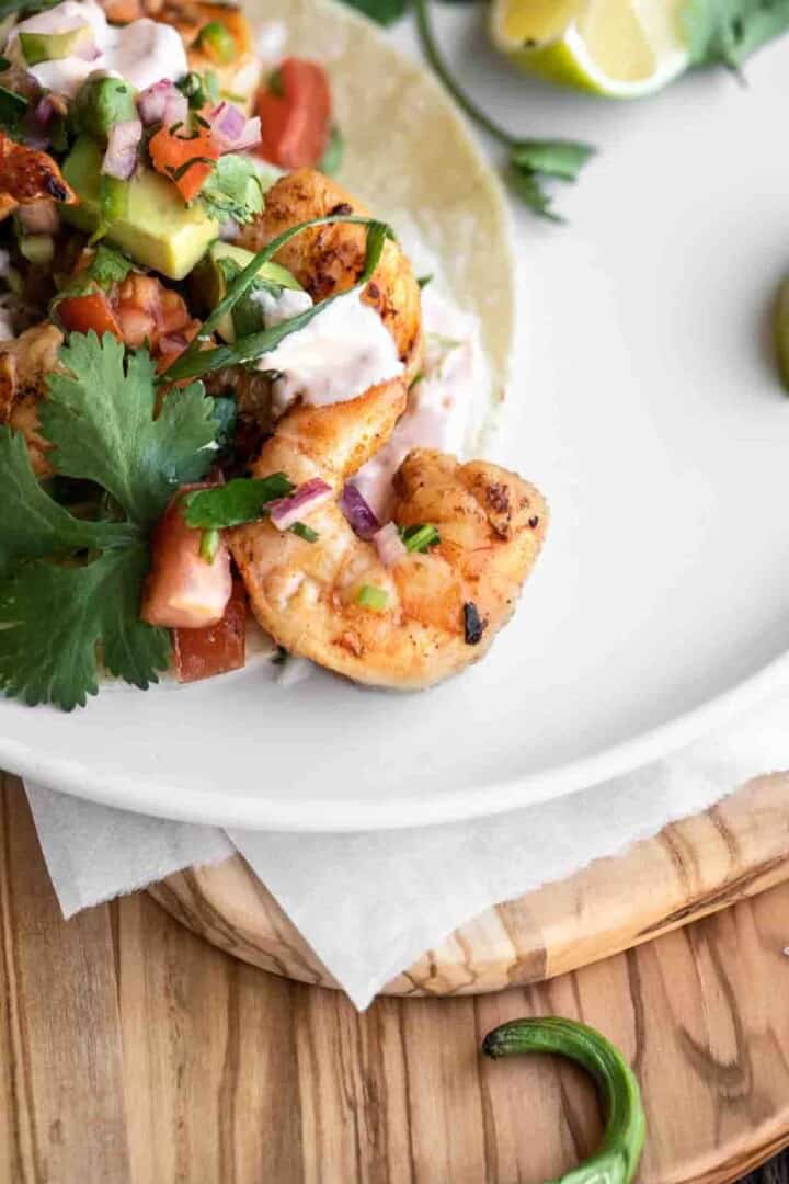 Tacos de Camaron (Shrimp Tacos) - In Krista's Kitchen
