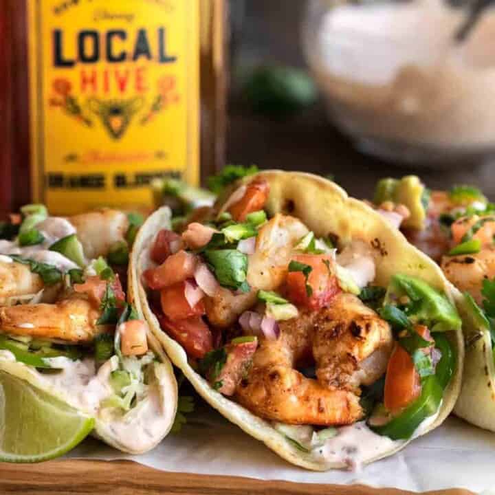 Tacos de Camaron (Shrimp Tacos) - In Krista's Kitchen