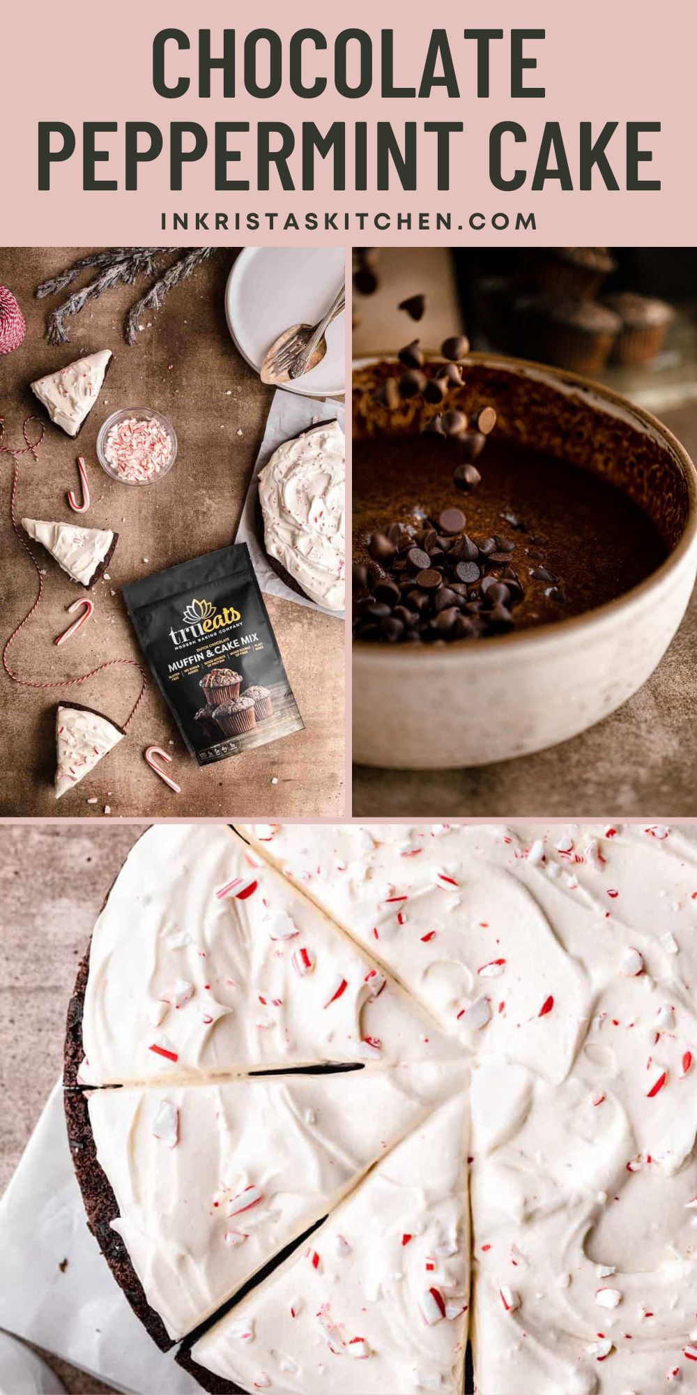 Easy Chocolate Peppermint Cake - In Krista's Kitchen//delicious meals ...