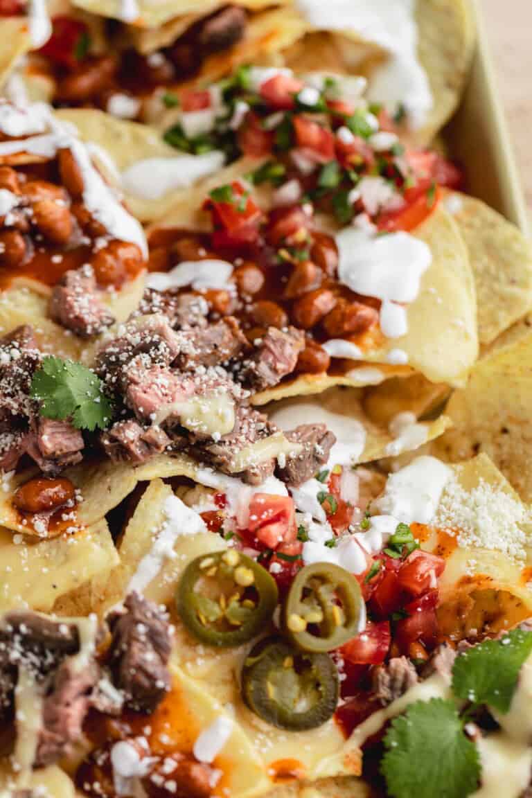 Loaded Steak Nachos Recipe - In Krista's Kitchen