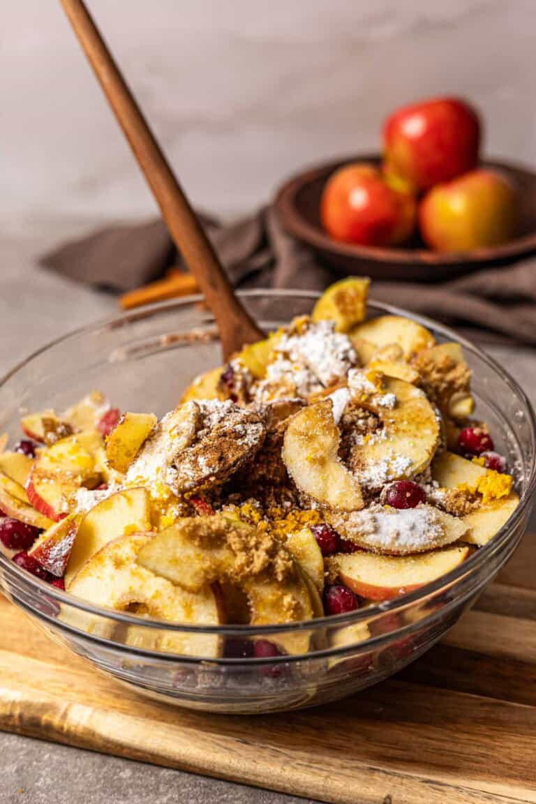 Apple Cranberry Crisp - In Krista's Kitchen