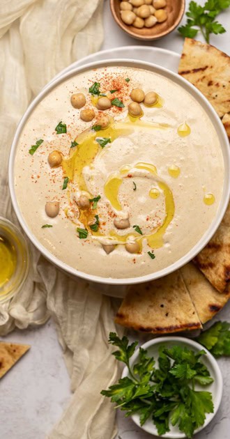 Easy Hummus and Pita - In Krista's Kitchen