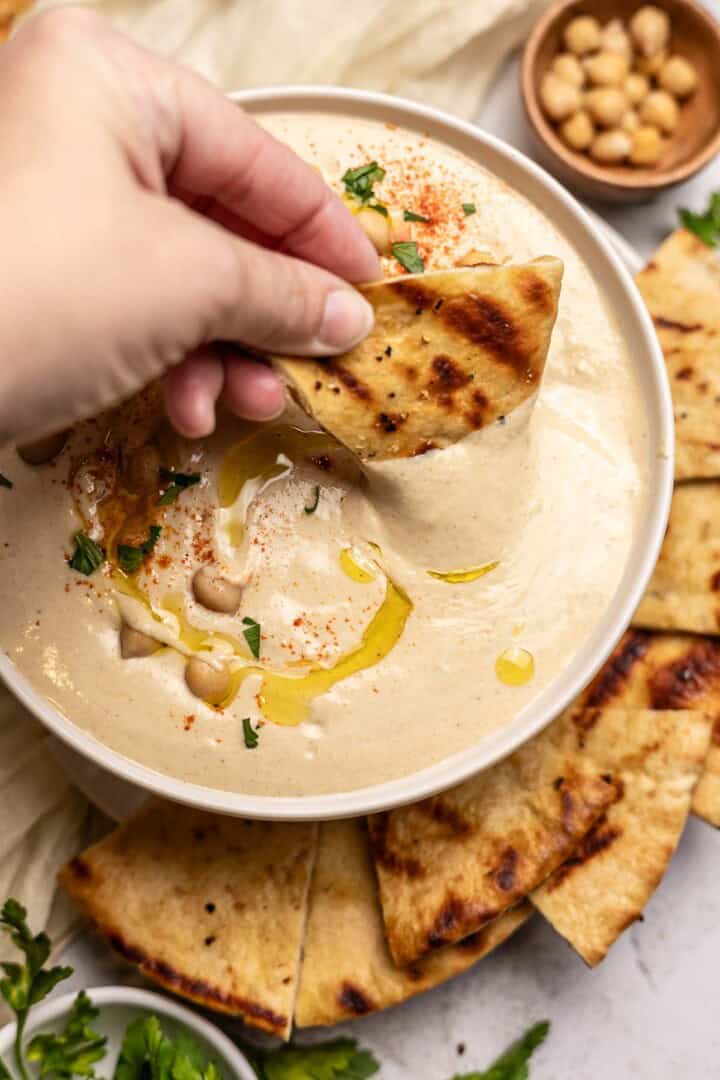Easy Hummus and Pita - In Krista's Kitchen